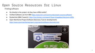 A Tour of Open Source on the Mainframe | PPT