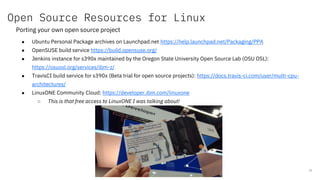 A Tour of Open Source on the Mainframe | PPT