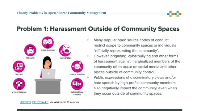 Thorny Problems in Open Source Community Management | PPT