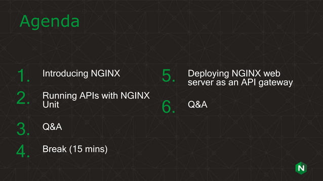 Session: A Reference Architecture for Running Modern APIs with NGINX ...