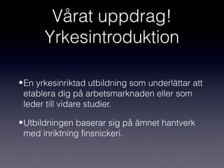 Allt hänger ihop | PPT