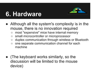 Single input device for cross-machine manipulation | PPT