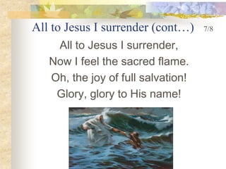 All To Jesus I Surrender | PPTX