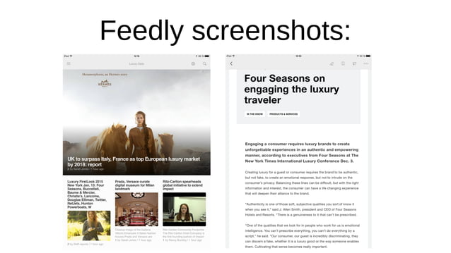 All top feedly screenshots | PPT