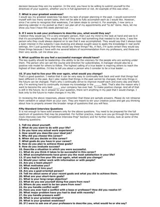 All type of interview question and answer | DOCX