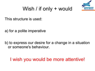 All types of conditionals and wish | PPTX