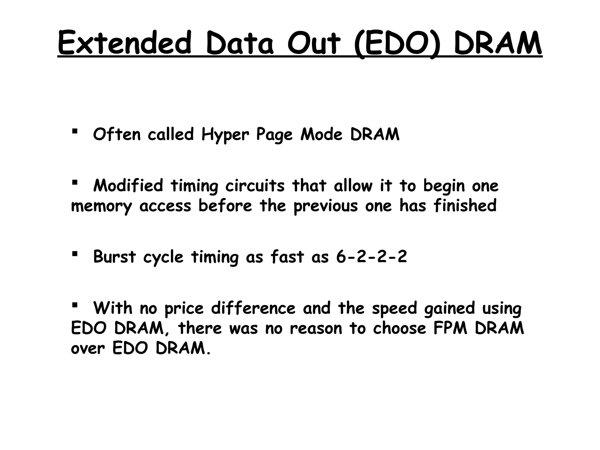 All types of DRAM and their function.ppt | Data Storage and Warehousing ...