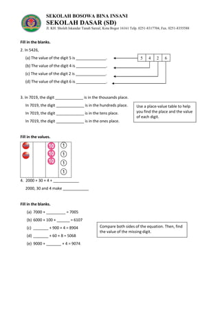 All+unit+1+test+english math-science+review+smt1+2015+grade+3-exercises ...