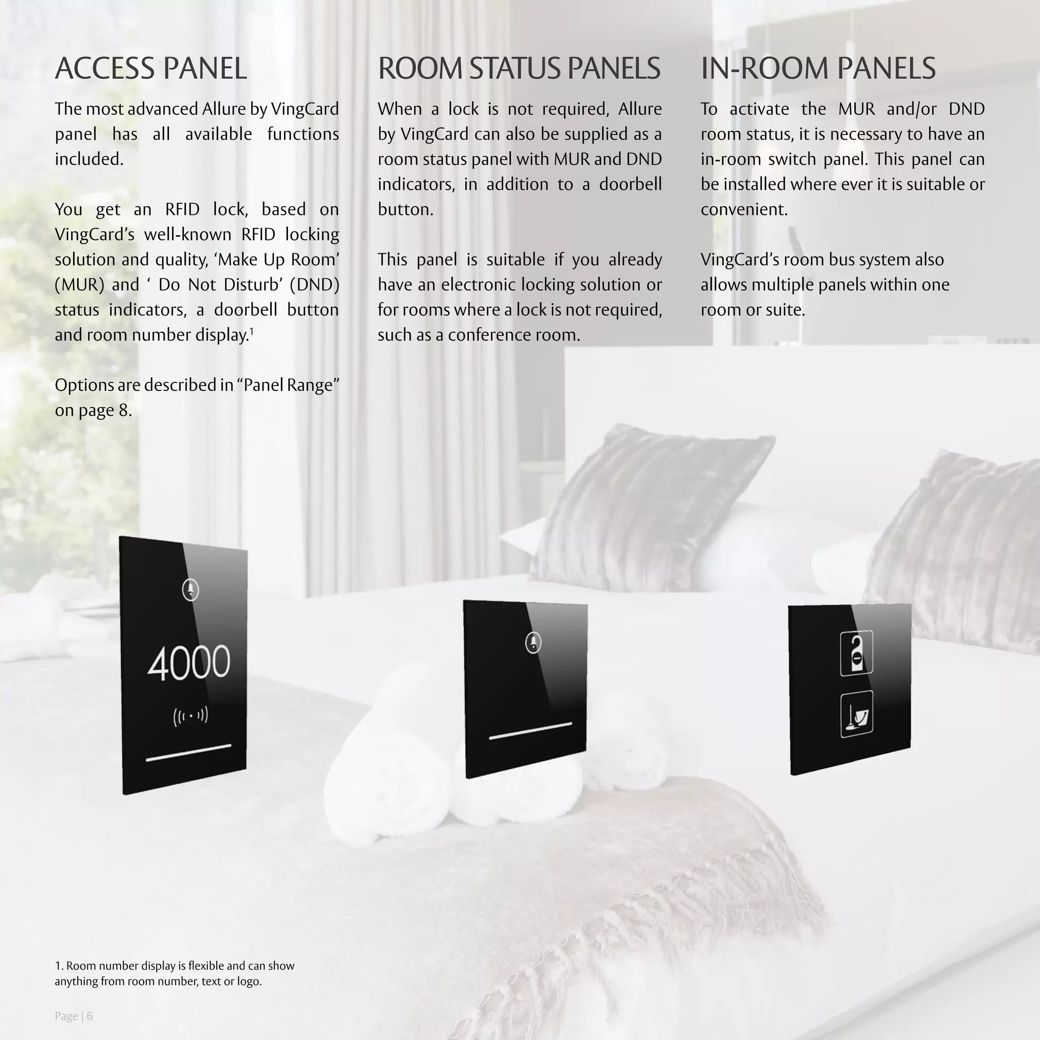 Controllo accessi VingCard modello ALLURE - Brochure | PDF