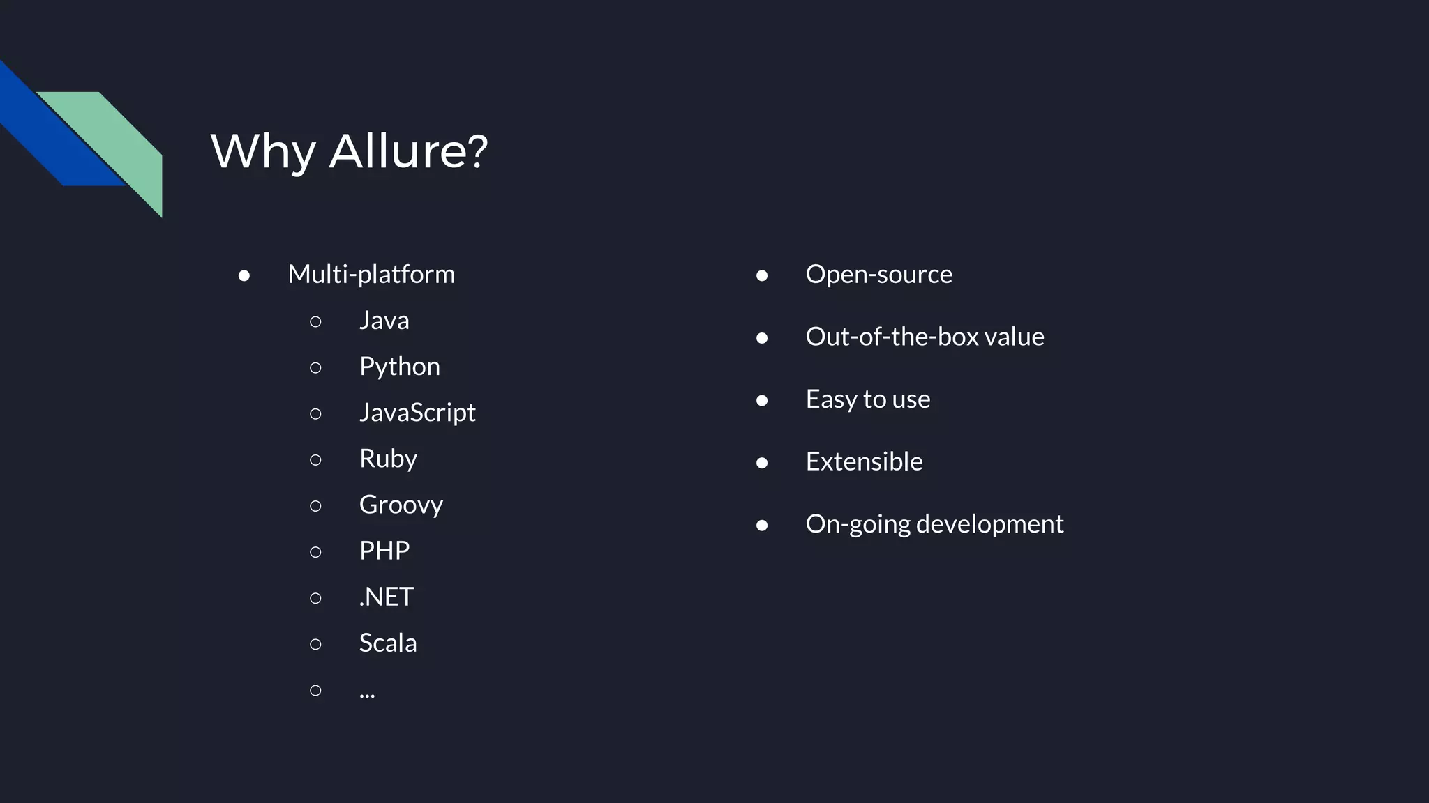 TestingAR XVI - Allure Test Reporting Framework | PPT