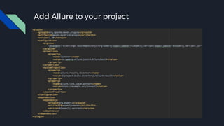 TestingAR XVI - Allure Test Reporting Framework | PPT