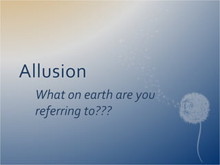 Allusion | PPT