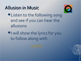 Allusion | PPT