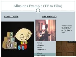 Examples Of Allusion In Family Guy