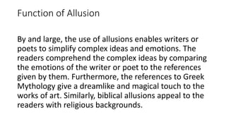Allusions ppt | PPT | Free Download