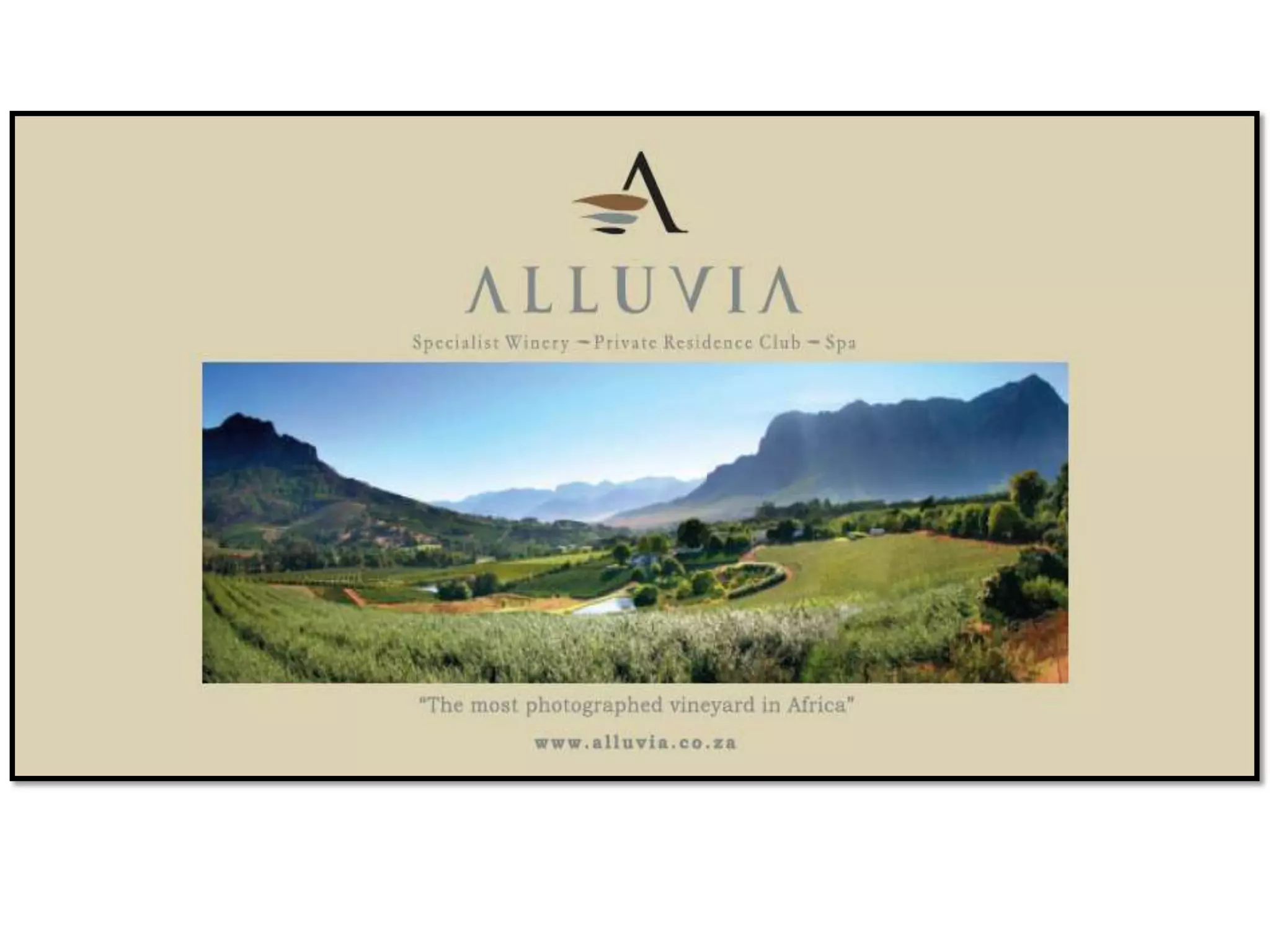 Alluvia Specialist Winery | PPTX
