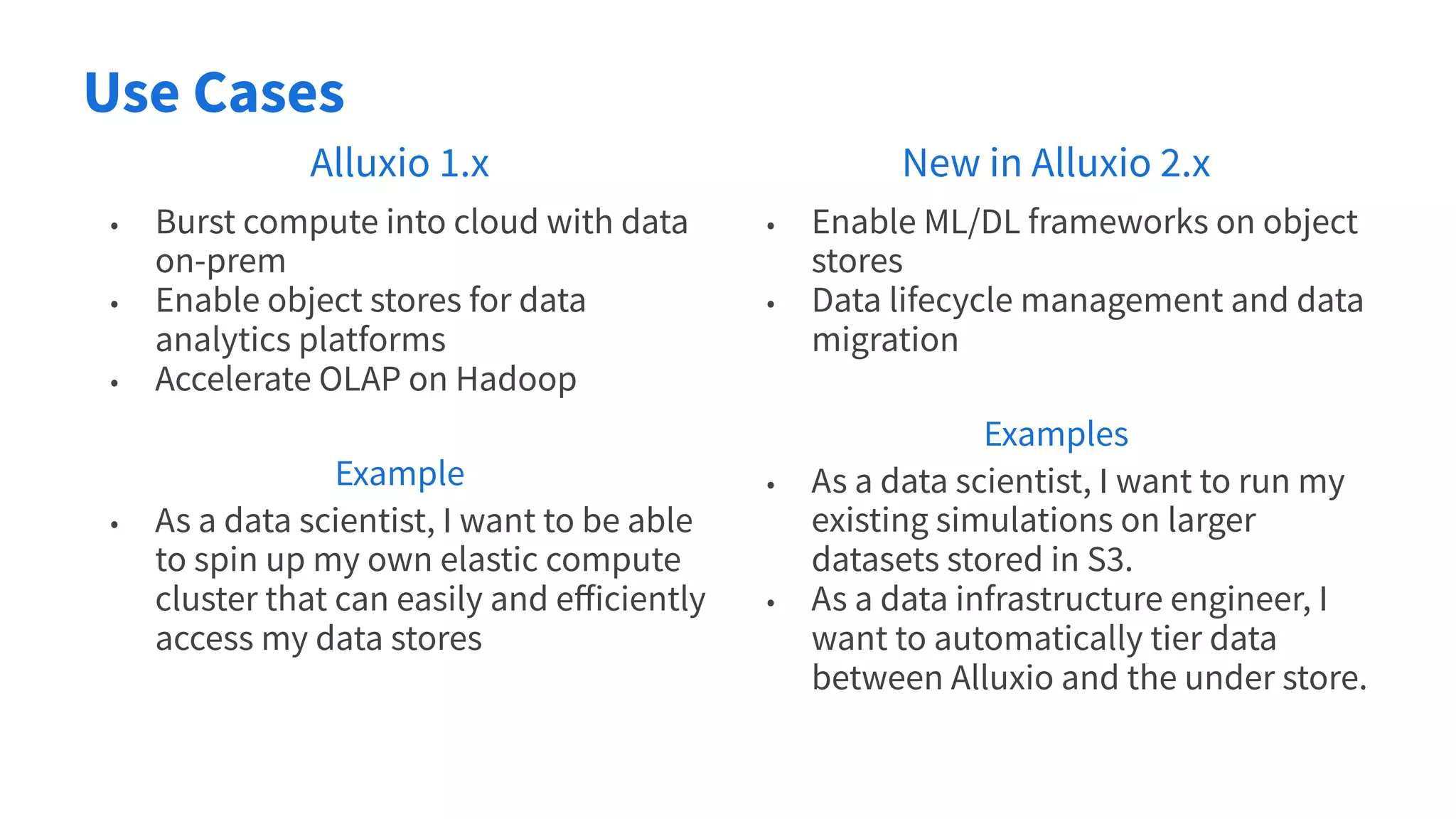 Introduction to Alluxio 2.0 Preview | Simplifying data access for cloud workloads | PDF | Cloud ...