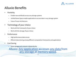 Alluxio Presentation at AMPLab Summer Retreat 2016 | PPT