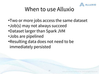 Getting Started with Alluxio + Spark + S3 | PPT