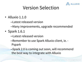 Getting Started with Alluxio + Spark + S3 | PPT