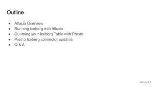 Iceberg + Alluxio for Fast Data Analytics | PDF