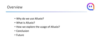 Leveraging Alluxio with Spark SQL to Speed Up Ad-hoc Analysis | PPT