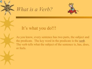 All Verbs Review for secondary students to basic learning | PPT