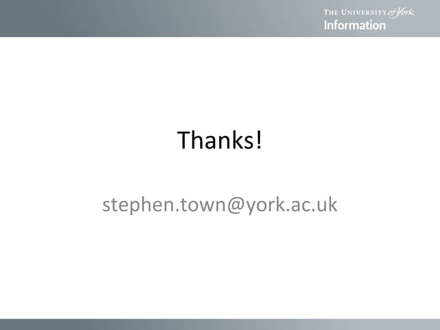 One Director's Vision for Academic Liaison | PPT