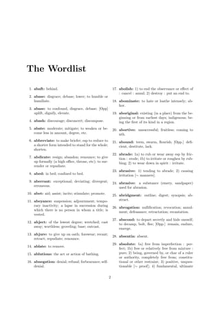 All words in English | PDF