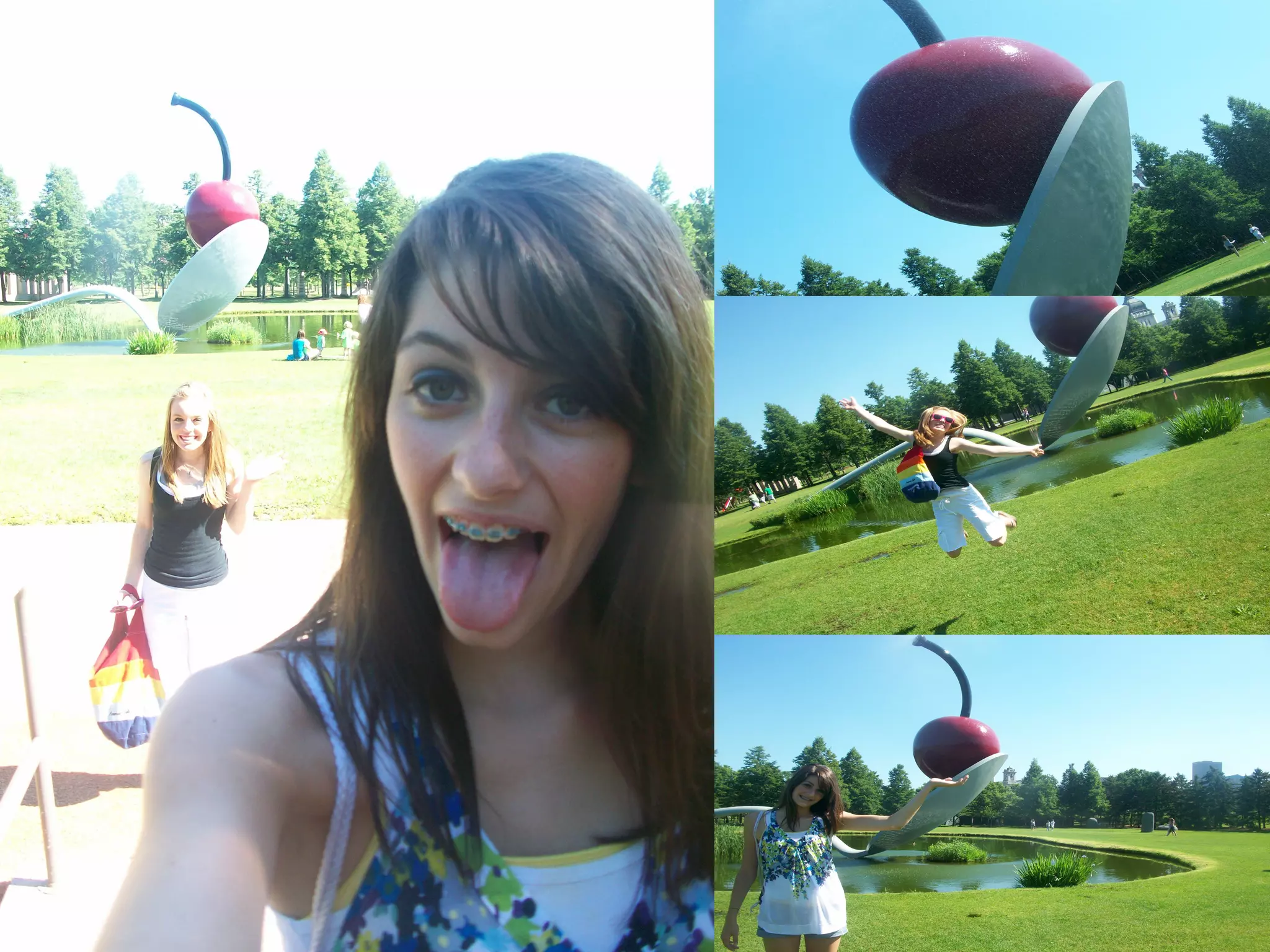 Fun at the Sculpture Gardens with Ally and Lauren | PPT