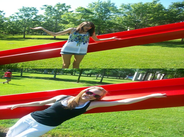 Fun at the Sculpture Gardens with Ally and Lauren | PPT