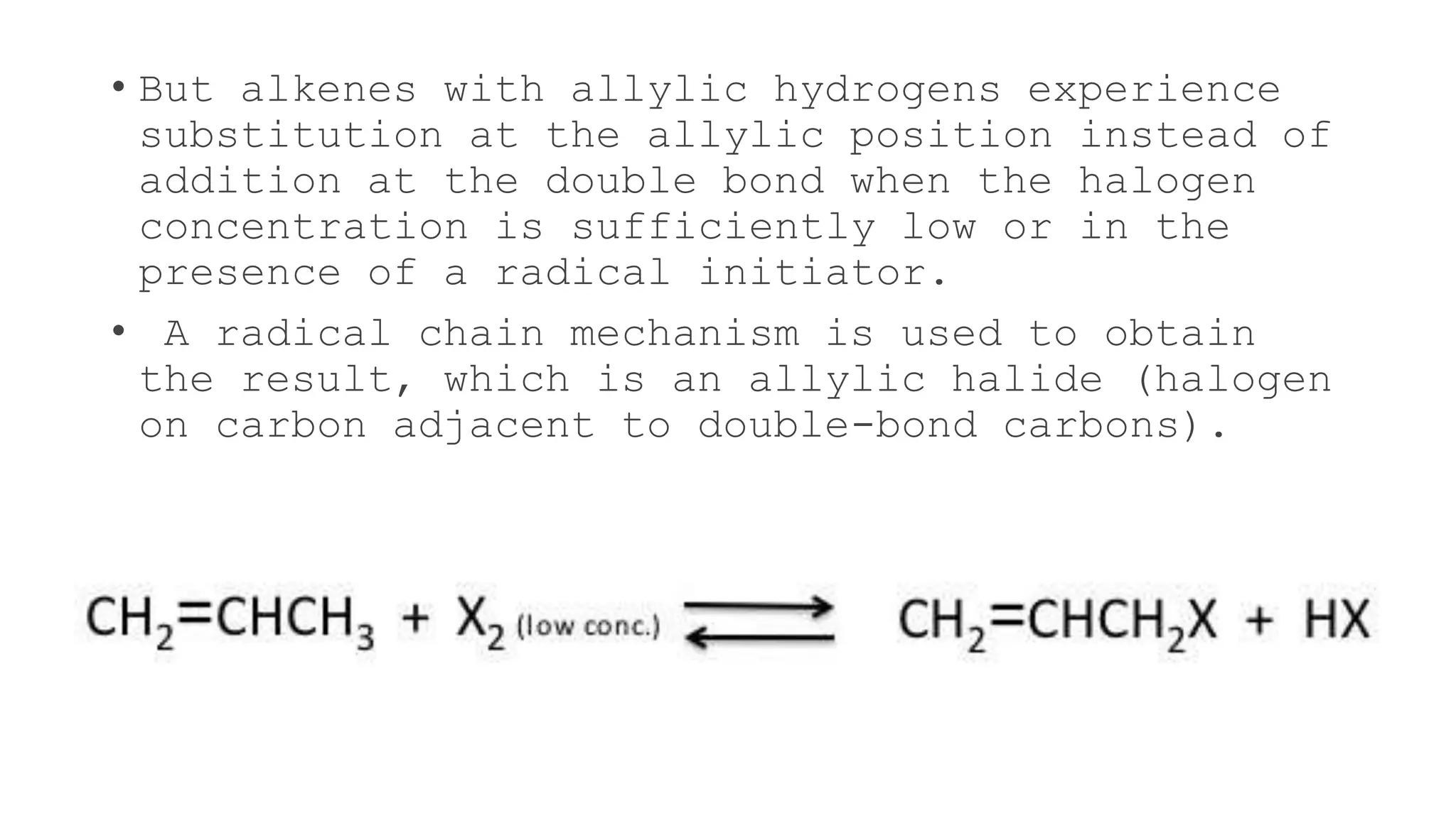 ALLYLIC HALOGINATION.pptx | Chemistry | Science
