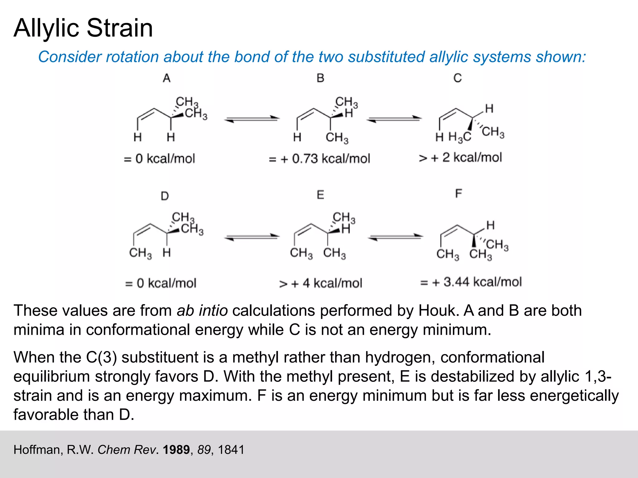 Allylic strain | PPTX