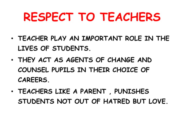 powerpoint on respect | PPTX