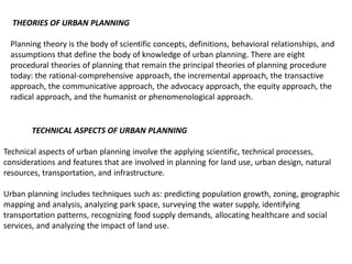 ALL YOU DIDN'T KNOW ABOUT URBAN PLANNING | PPT