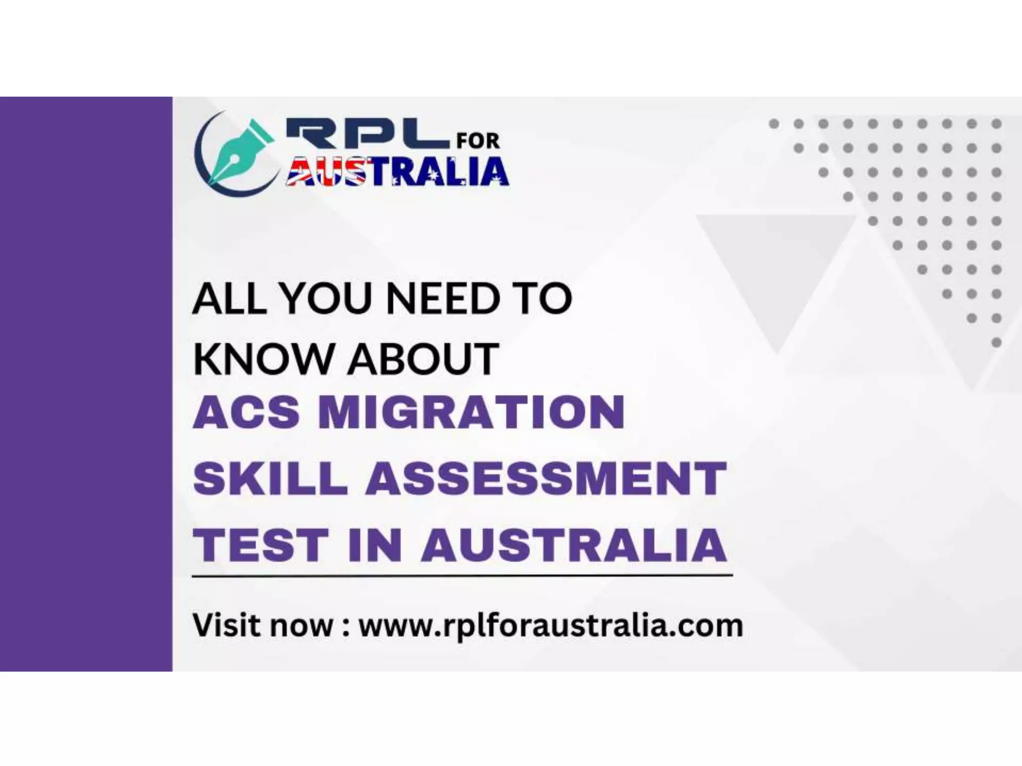 All you need to Know about ACS Migration Skill Assessment Test in ...