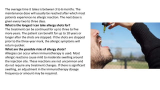 All you need to know about allergy shots | PPTX | Allergies | Diseases ...