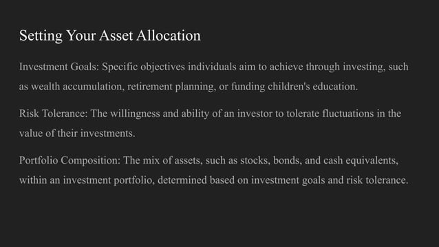 All You Need To Know About Asset Allocation | PPT