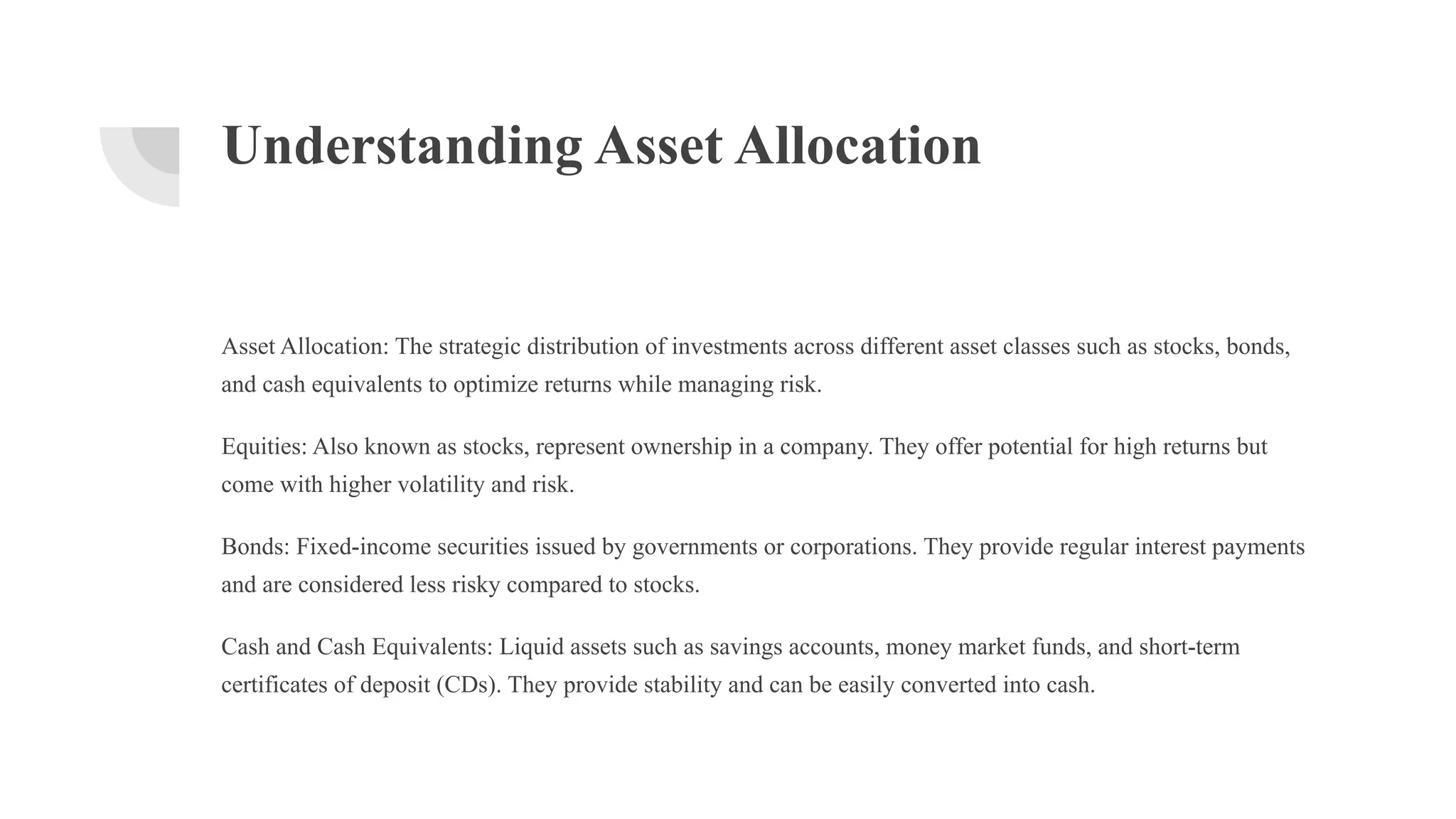 All You Need To Know About Asset Allocation | PDF