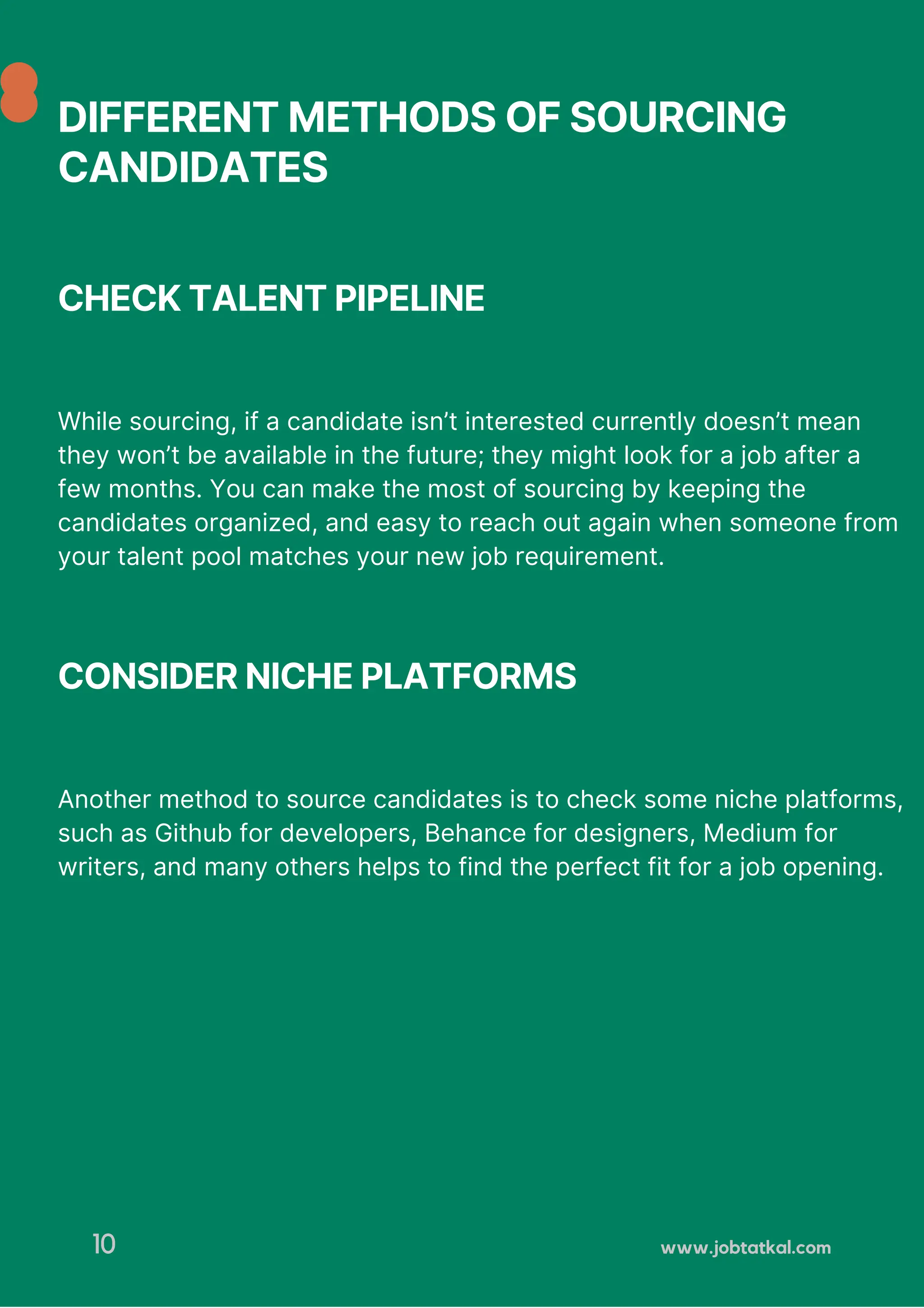 All you need to know about candidate sourcing | PDF