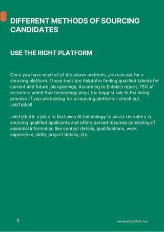 All you need to know about candidate sourcing | PDF