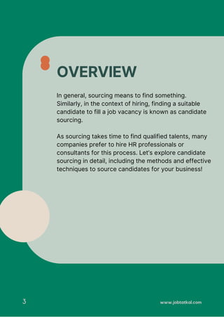 All you need to know about candidate sourcing | PDF