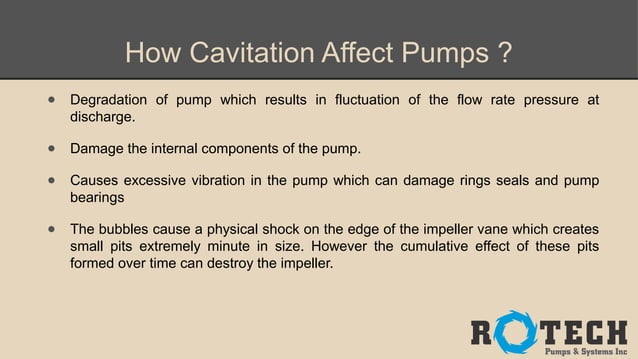 All You Need To Know About Cavitation In Centrifugal Pumps | PDF