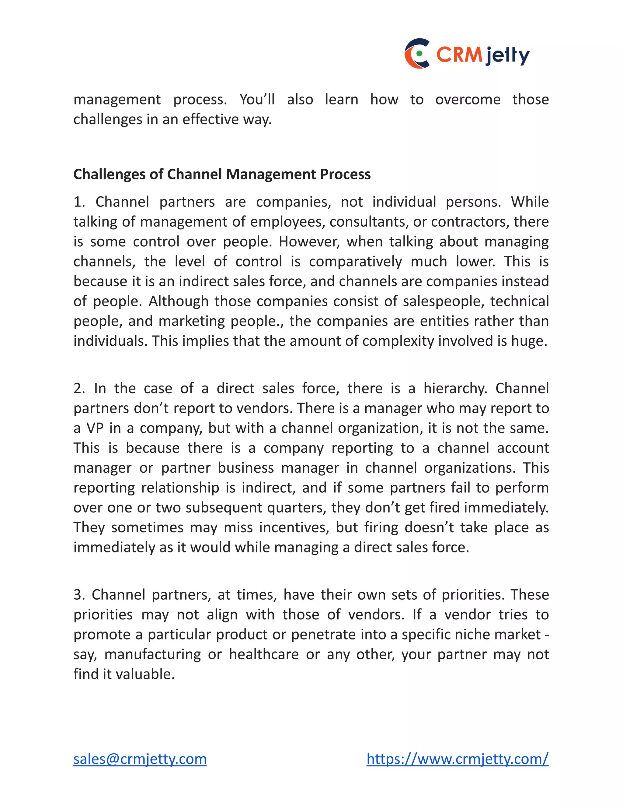 All you need to know about channel management process | PDF