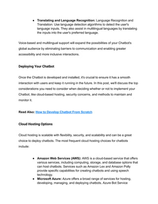 All You Need To Know About Chatbot Development.pdf