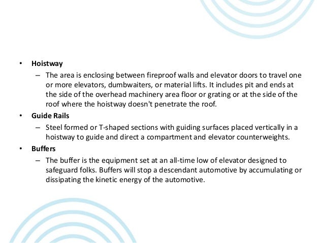 List of components as per Elevator parts manufacture in India | PPTX