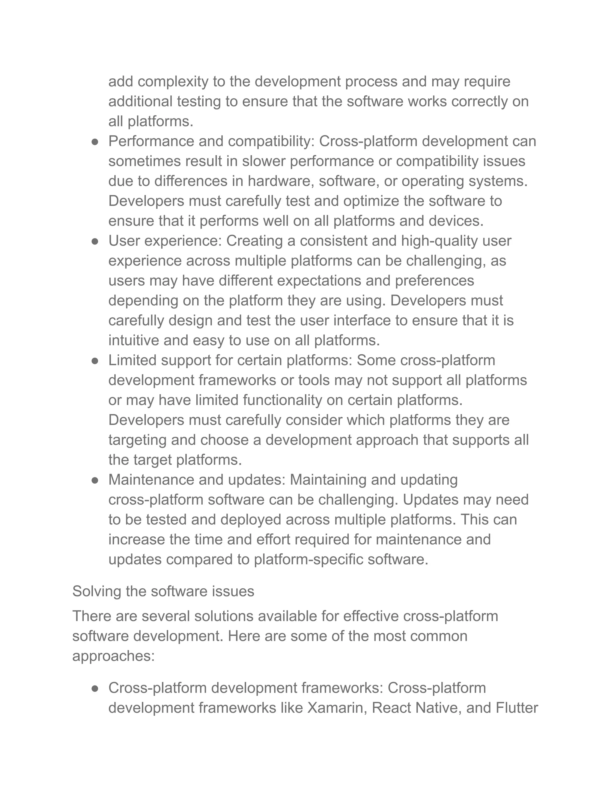 All you need to know about Cross-Platform Software Development.pdf | Web Development | Internet