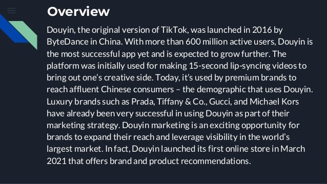 All You Need to Know About Douyin Marketing | PPT