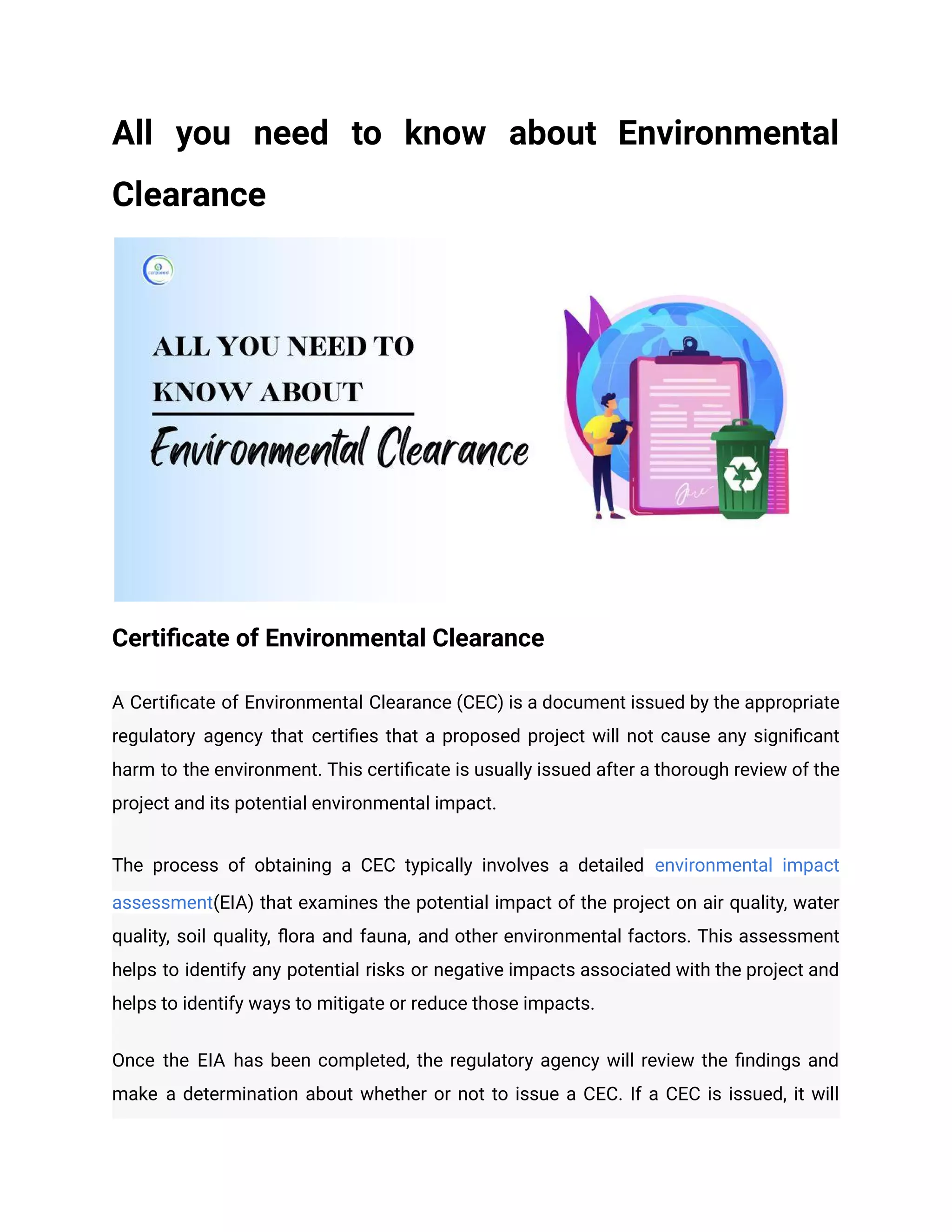All you need to know about Environmental Clearance.pdf