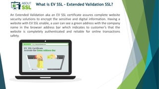 All You Need to Know About EV SSL Security | PPT
